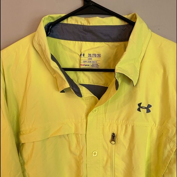 Under Armour | Shirts | Mens Under Armour Cool Gear Fishing Shirt Xxl ...